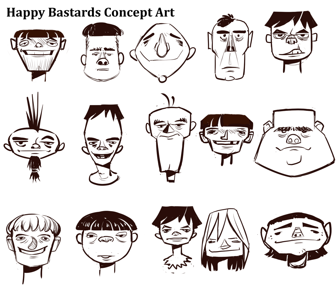 Happy Bastards and The Art of Looking Ugly - Clever Plays